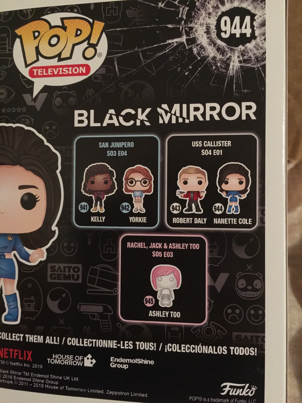 BLACK MIRROR Funko Pop Vinyl NANETTE COLE Netflix 944 | eBay