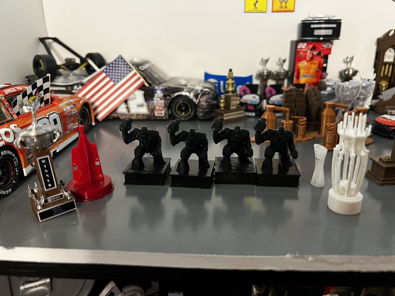 NASCAR Diecast Trophies 1/24 Defect Lot Dover Champion Daytona Kansas ...