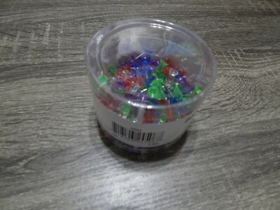 Lot of 23 Staples Brand Push Pin Assorted Translucent Color 200 Count ...