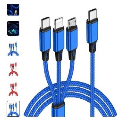 Type-c Three-in-one Charging Line PD One-minute Three-vehicle Fast ...