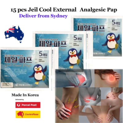 15/30pcs Pain Relief Patch "Cold" External use Analgesic Jeil Pap Made ...