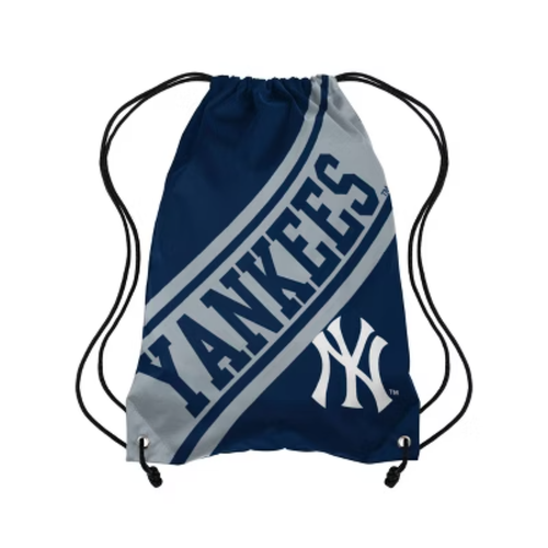 MLB New York Yankees Big Logo Drawstring Bag: Lightweight Polyester ...