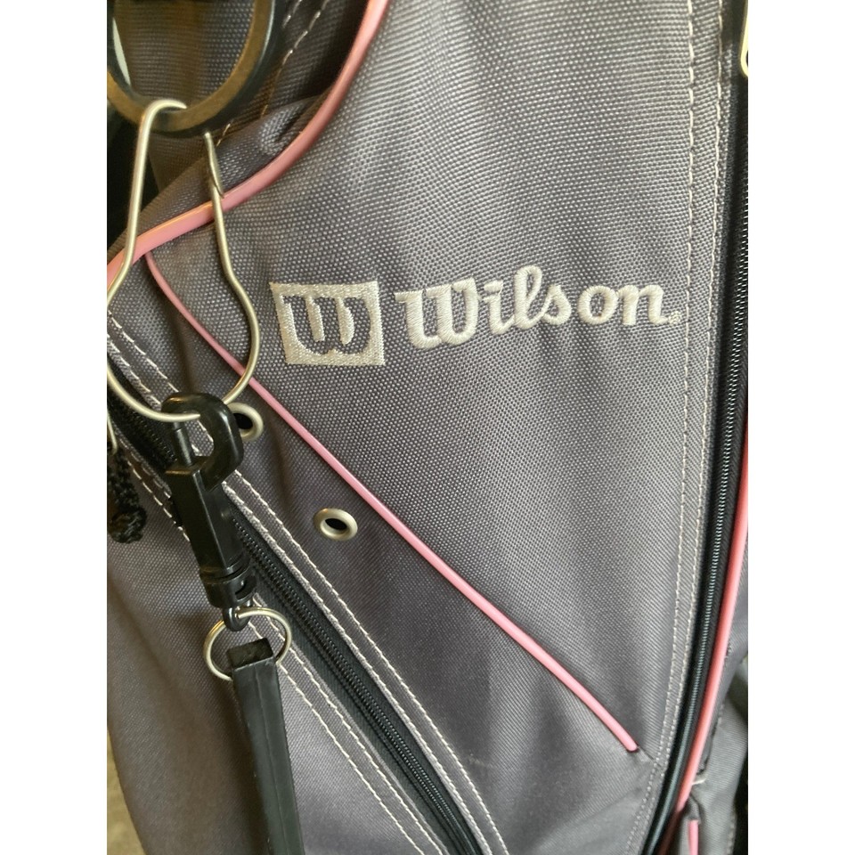 Wilson Ladies Right Handed Golf Club Set Breast Cancer Driver,3W,5W,S,4 ...