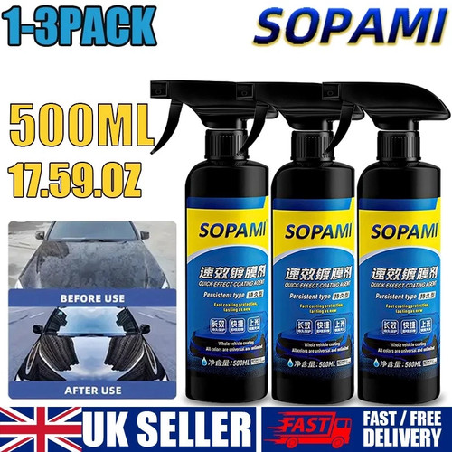 1/2/3PCS Sopami Car Coating Spray, Sopami Quick Effect Coating Agent ...