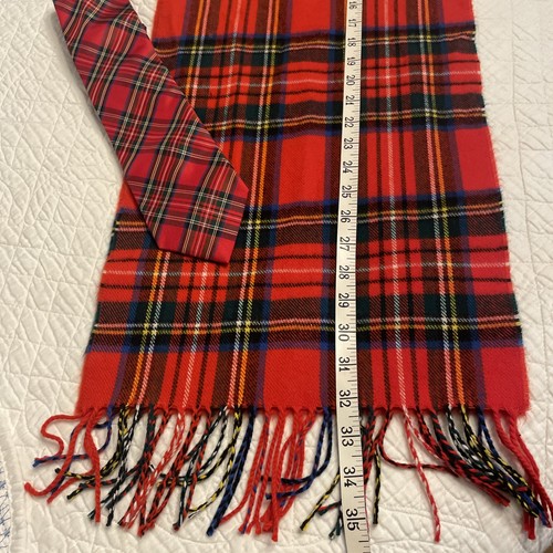 Lot 2 Chaps Ralph Lauren Silk Necktie Red Tartan Preppy Plaid & 70 ...