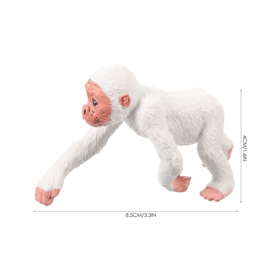 Gorilla Figurine Simulation Chimpanzee Figurines Animal Model Action ...