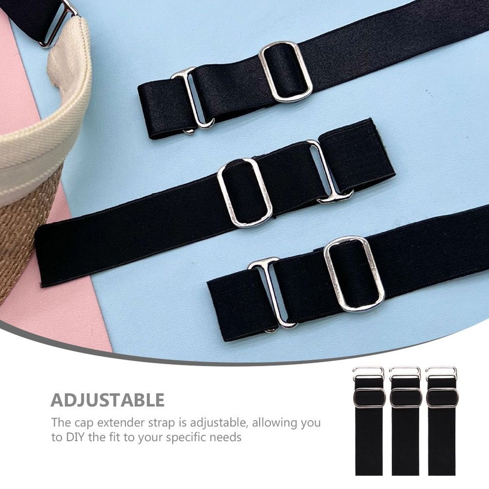3 Pcs Hat Adjustment Belt Cap Head Extender Adjustable Extension | eBay
