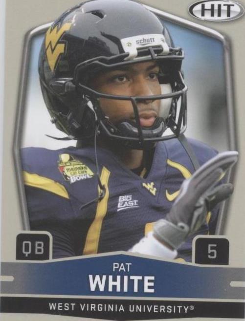 2009 SAGE Hit - Pat White #15 Close Crop (RC) for sale online | eBay