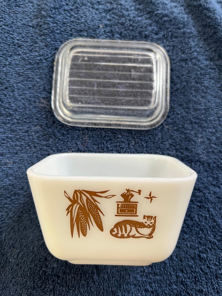 PYREX - REFRIGERATOR Dish - Cat ~ Corn ~ 1 1/2 Cup - 501-8 - USED | eBay