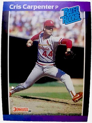 1989 Donruss Baseball - Cris Carpenter #39 Cardinals Rookie | eBay