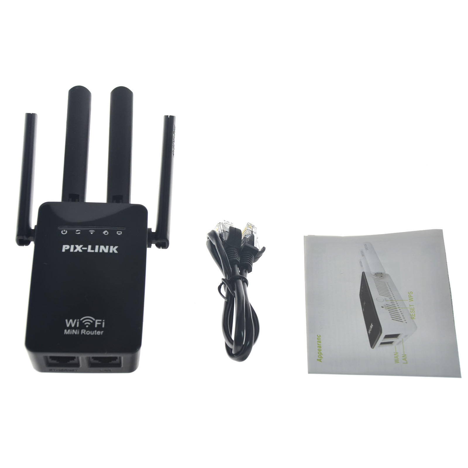 AC1200 Wifi Repeater Wireless Router Range Extender Signal Booster with ...