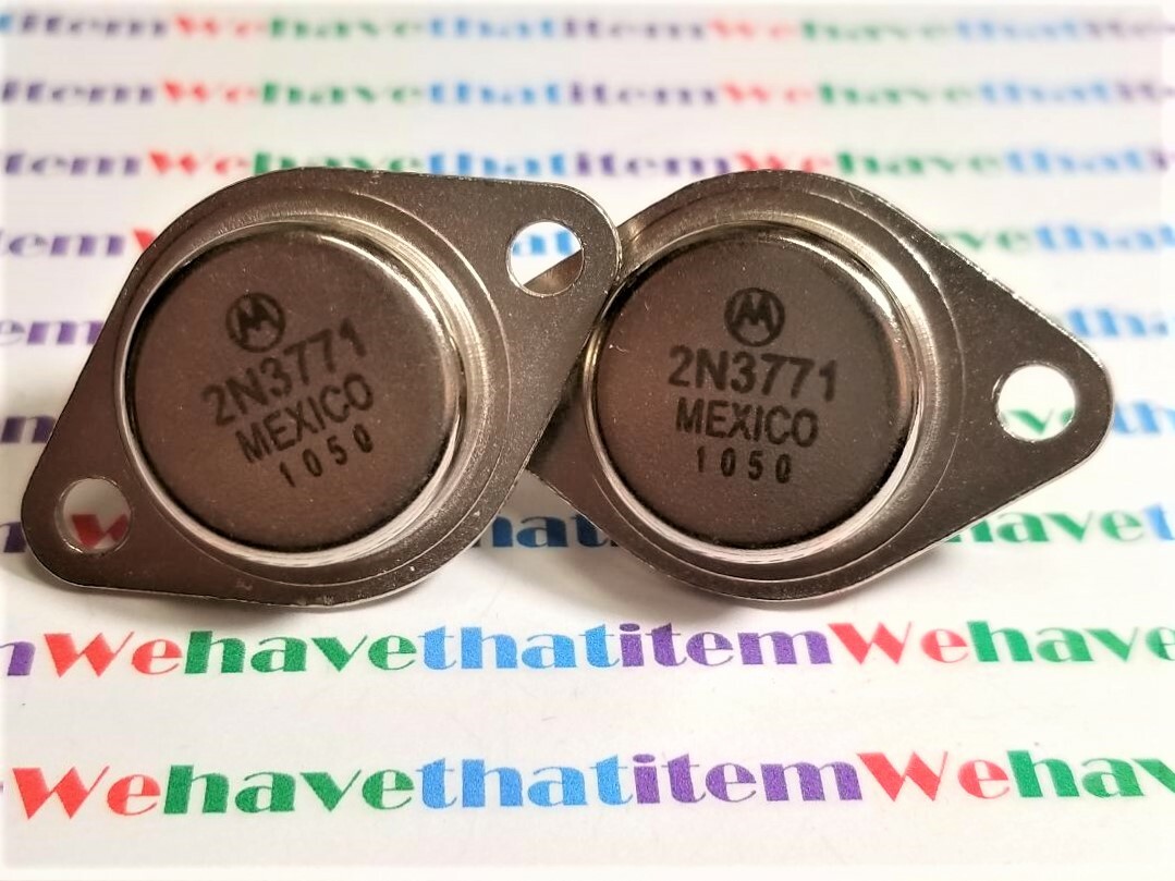 2N3771 / CROSSES TO ECG181, NTE181 / TRANSISTOR / TO3 / 2 PIECES (qzty ...