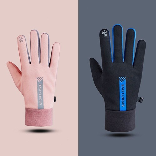Screen Riding Cycling Cold Proof Windproof Winter Gloves Full Finger ...