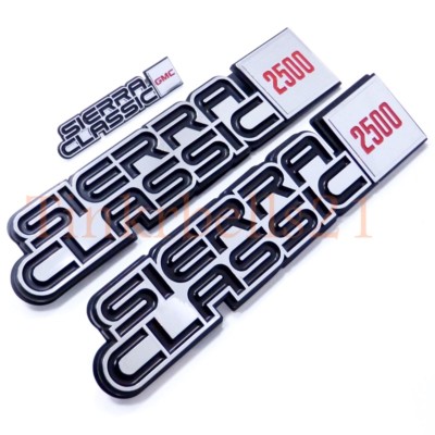 81 82 83 84 85 86 87 GMC Truck Sierra Classic 2500 Fender Dash Emblem ...