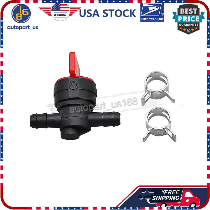 NEW (5) 1/4" In Line Fuel Shut-Off Valve Plastic 494768 5091K 697947 US ...