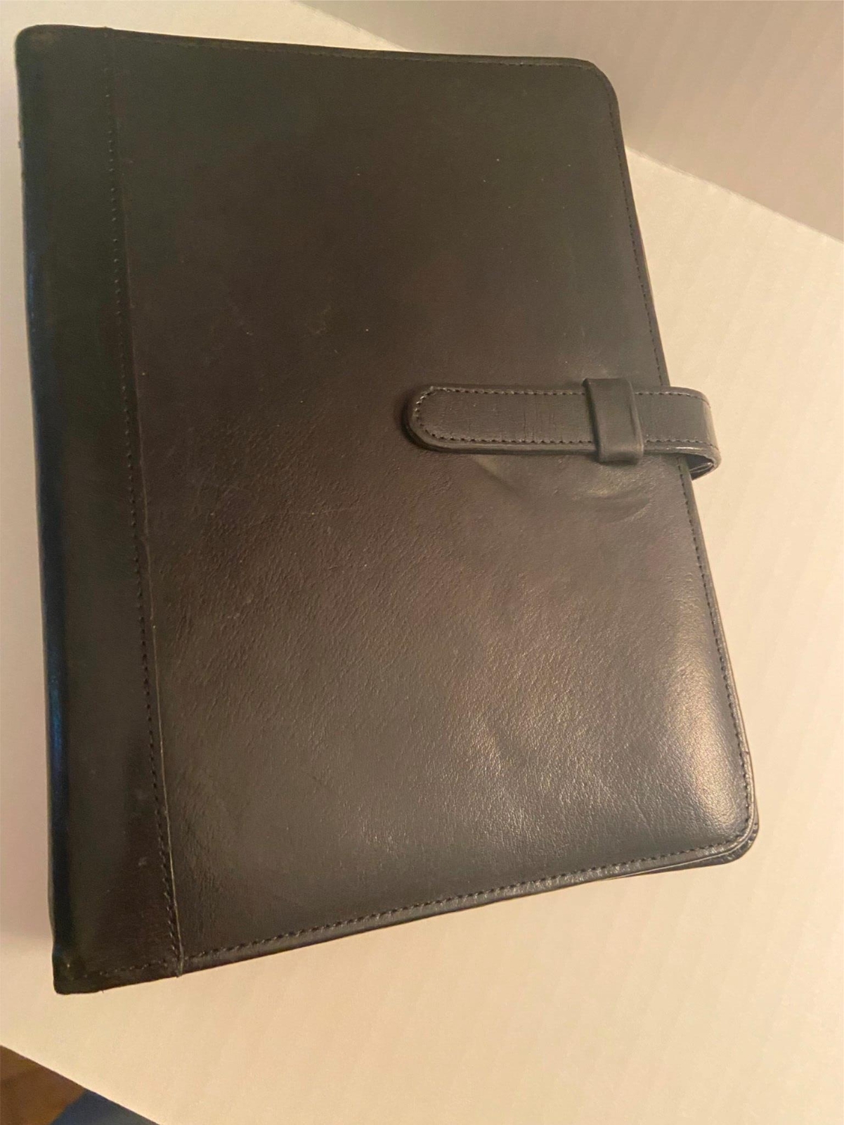 Vintage Coach Black Leather Day Timer Day Rummer Plan… - Gem