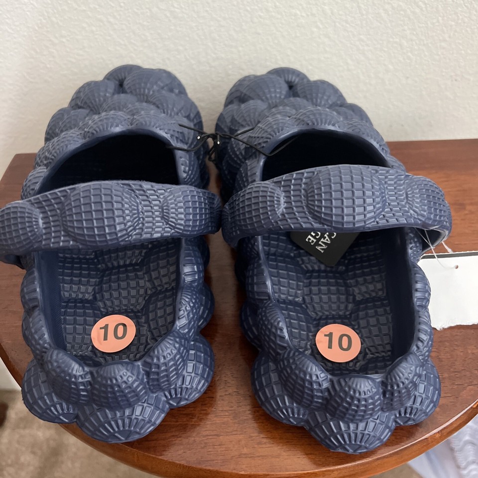 Men Strap Bubble Slides Lychee American Exchange Slides New Size 10 Men ...