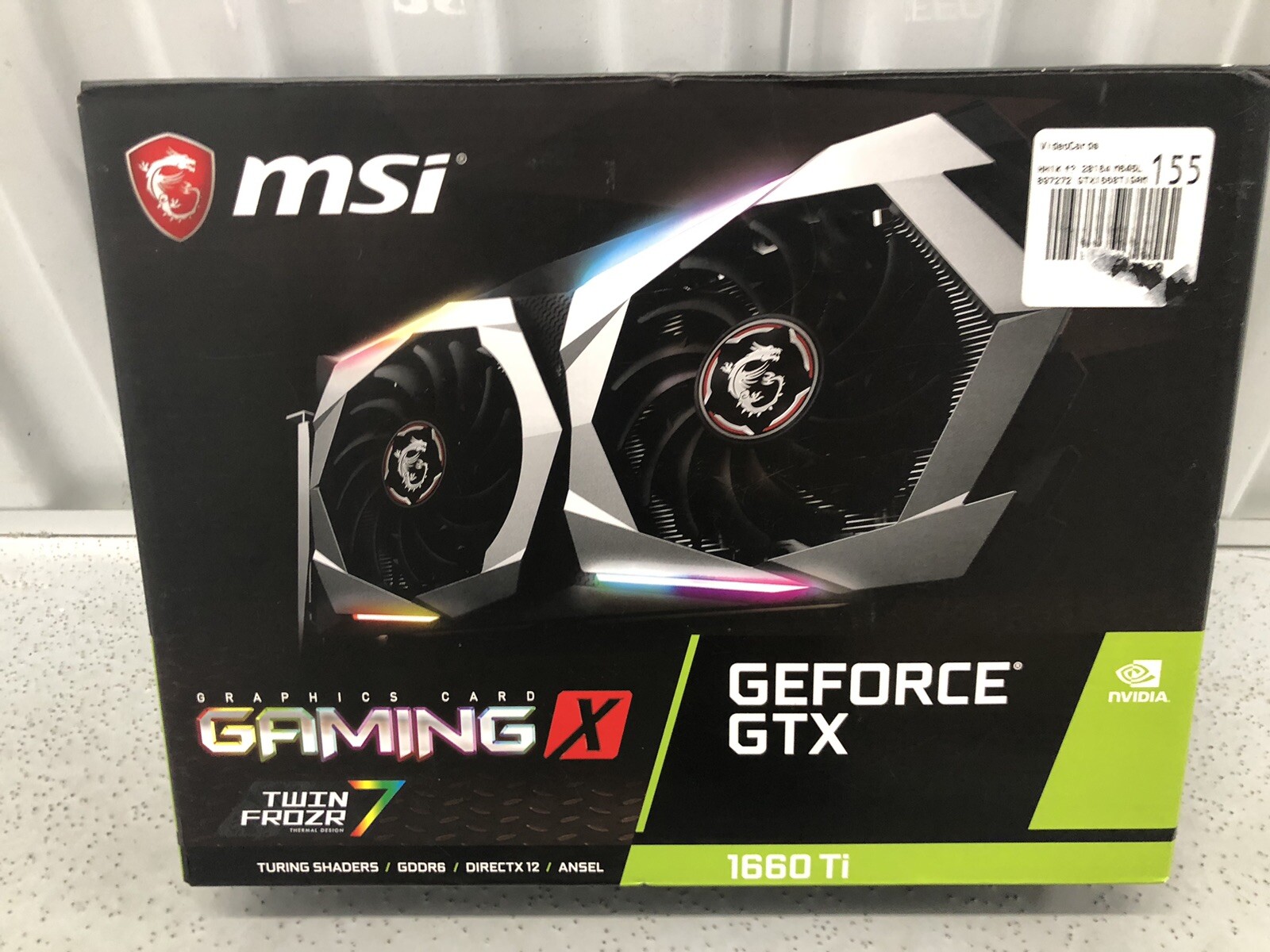 MSI NVIDIA GeForce GTX 1660 Ti 6GB GDDR6 Graphics Card - G1660TGX6 W ...