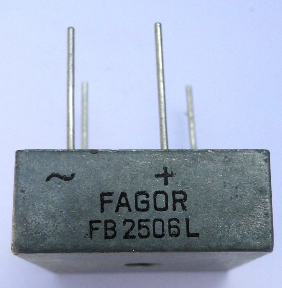 FB2506L Genuine FAGOR Bridge Rectifier ( 600V 25A) Very rare | eBay