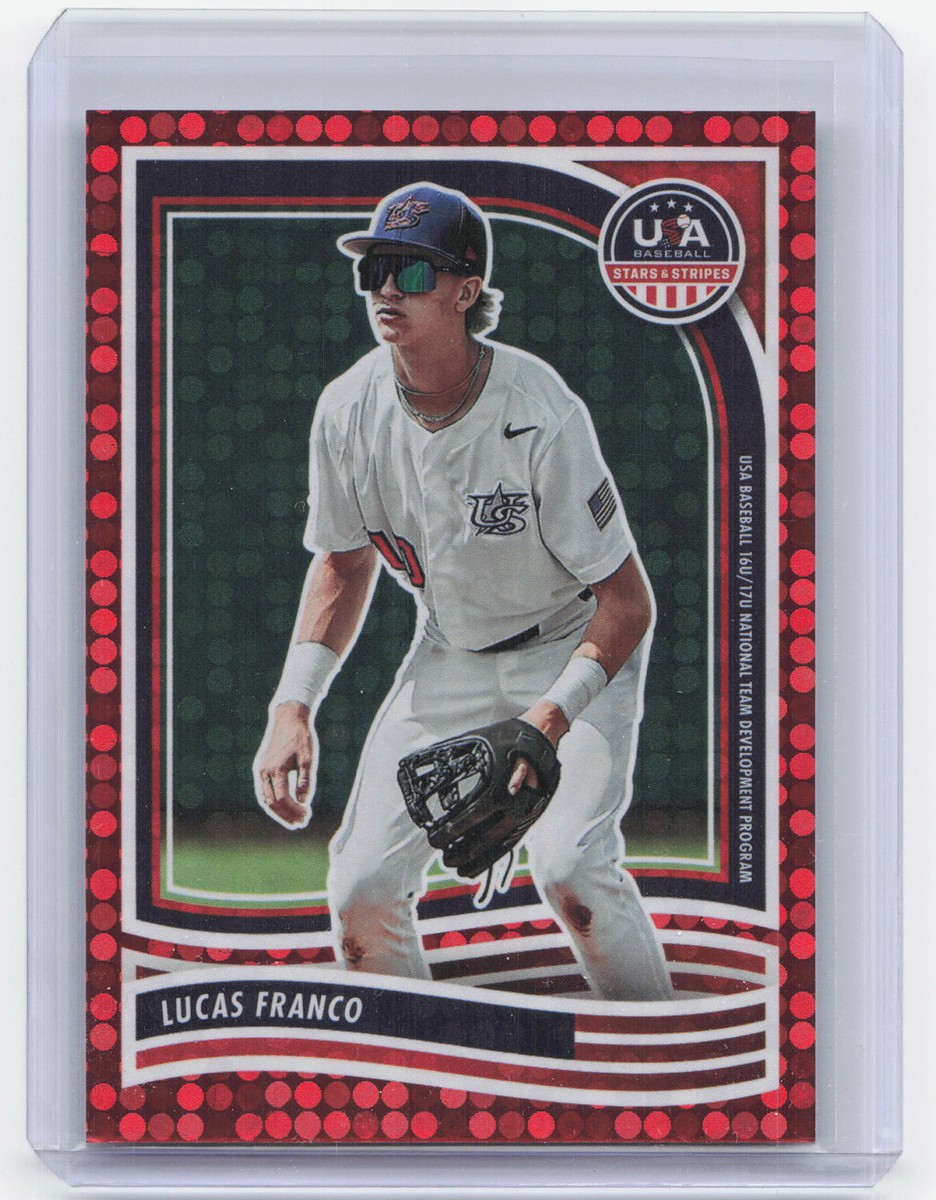 Franco Lucas 2024 Panini USA Stars & Stripes LUCAS FRANCO Auto Relic