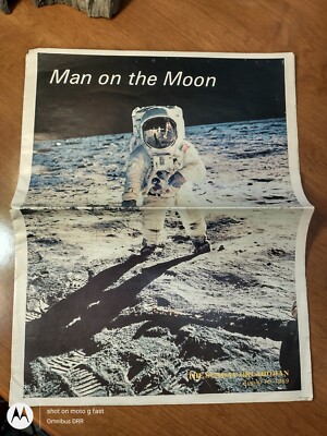 Apollo 11 ~ Man on the Moon ~ The Sunday Oklahoman August 10, 1969 | eBay