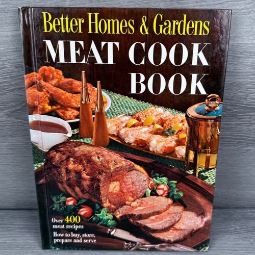Better Homes & Gardens Meat Cook Book 400+ Recipes HC 1959 Book Vintage ...