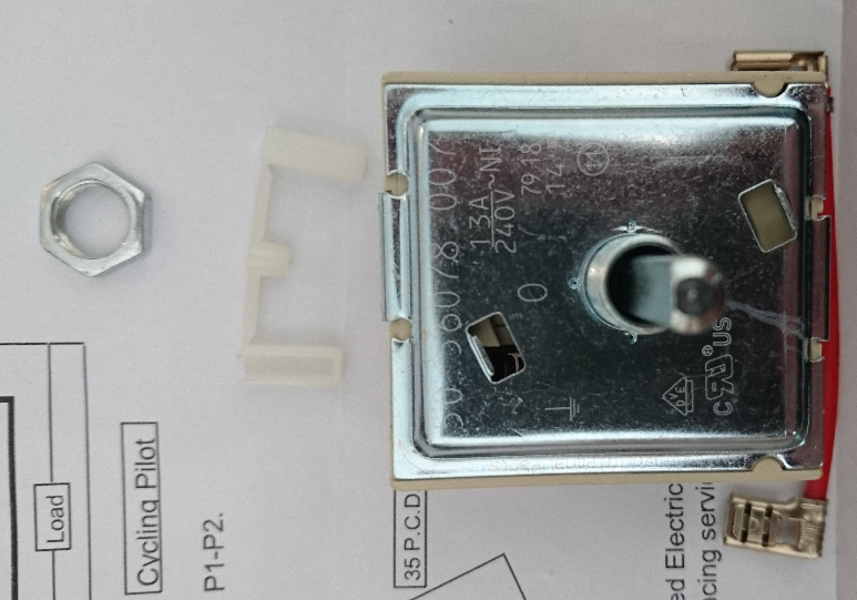 GENUINE EGO HOTPLATE SIMMERSTAT CONTROL ENERGY REGULATOR 50.56078.007 ...