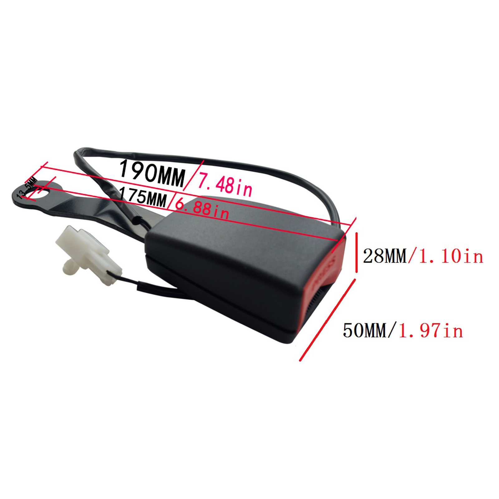 Front Driver Buckle Plug Connector Warning Cable Duty Belt | eBay