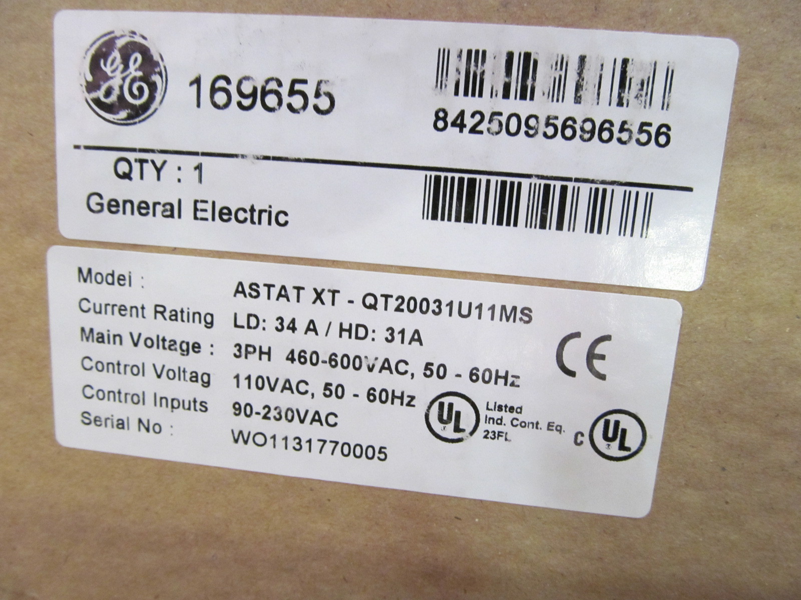 GE General Electric ASTAT-XT Soft Starter QT20031U11MS With Book/CD | eBay