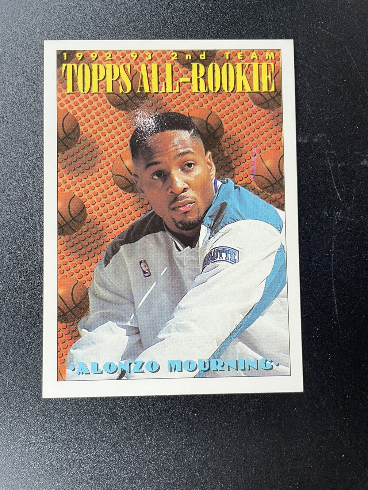 ALONZO MOURNING #177 Heat Hornets 1993 Topps ALL ROOKIE Basketball ...