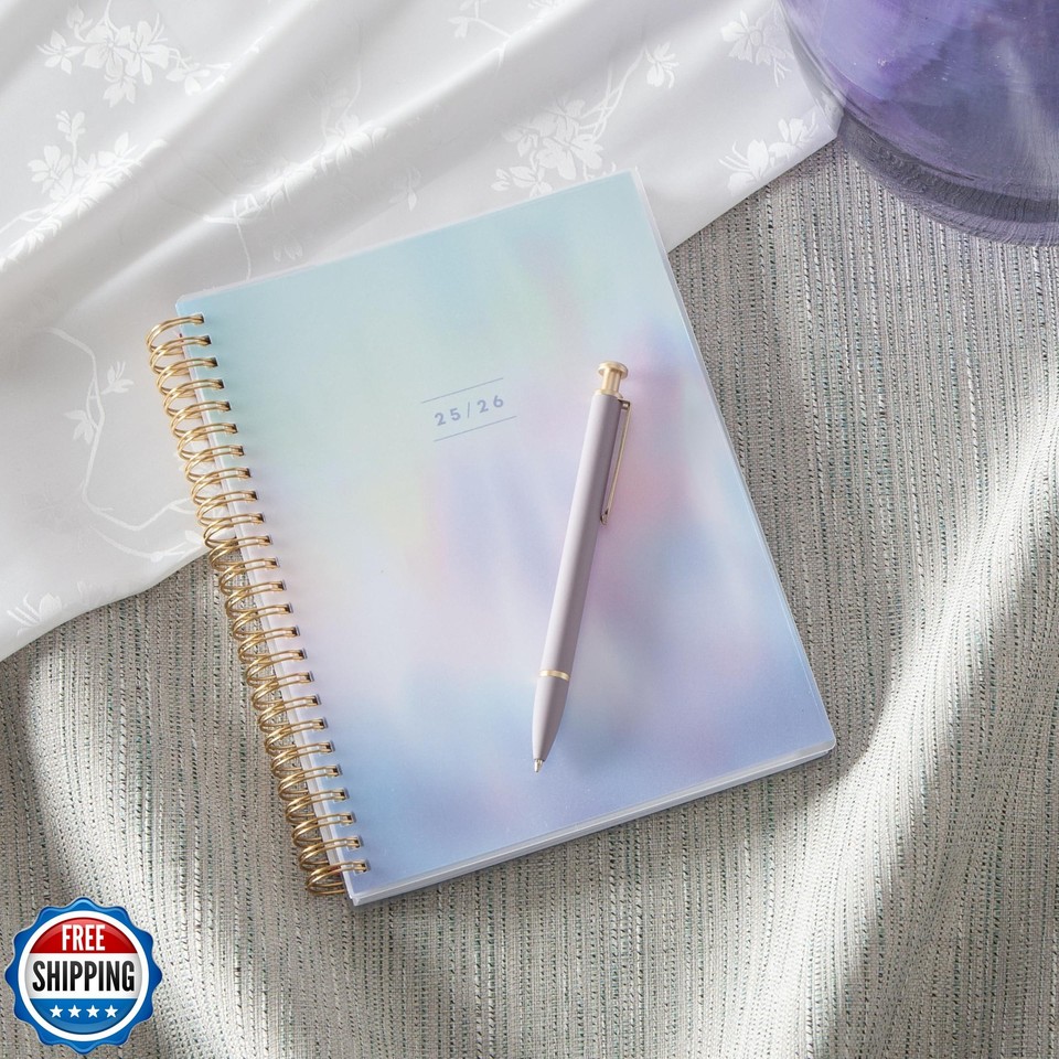 Blue Sky 2025-2026 Academic Year Weekly and Monthly Planner Calendar ...