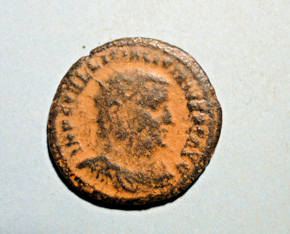 Late Roman Bronze Coin with a lovely Desert Patina, Good Detail to ...