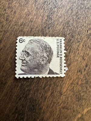Franklin Roosevelt 6 Cent Stamp Double Sided US Postage | eBay