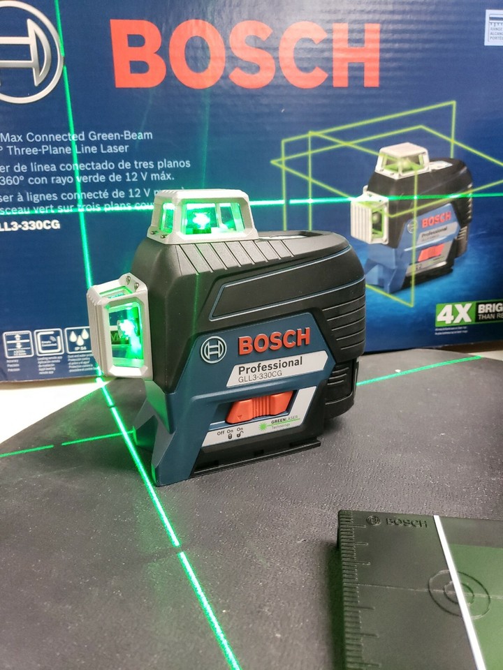 Bosch GLL3-330CG-B Three-Plane w/ free extra battery Authorized ...