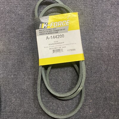 K-Force A-144200 OEM Replacement Lawn Mower Deck Belt 1/2" x 88.375" | eBay