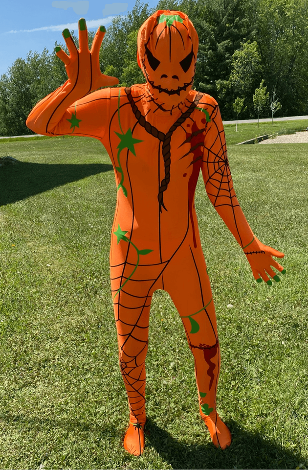 Morphsuits Crime Scene Investigator Halloween Costume Mask Size XL Lot ...