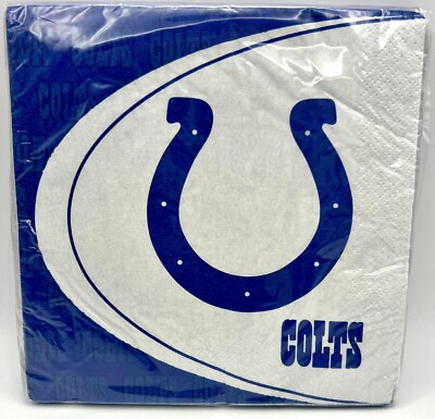 Indianapolis Colts NFL Pro Football Sports Banquet Party Paper Luncheon ...