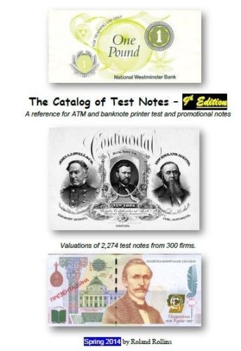 Test note - TDLR-491, $1, DeLaRue, counting cash from register ...