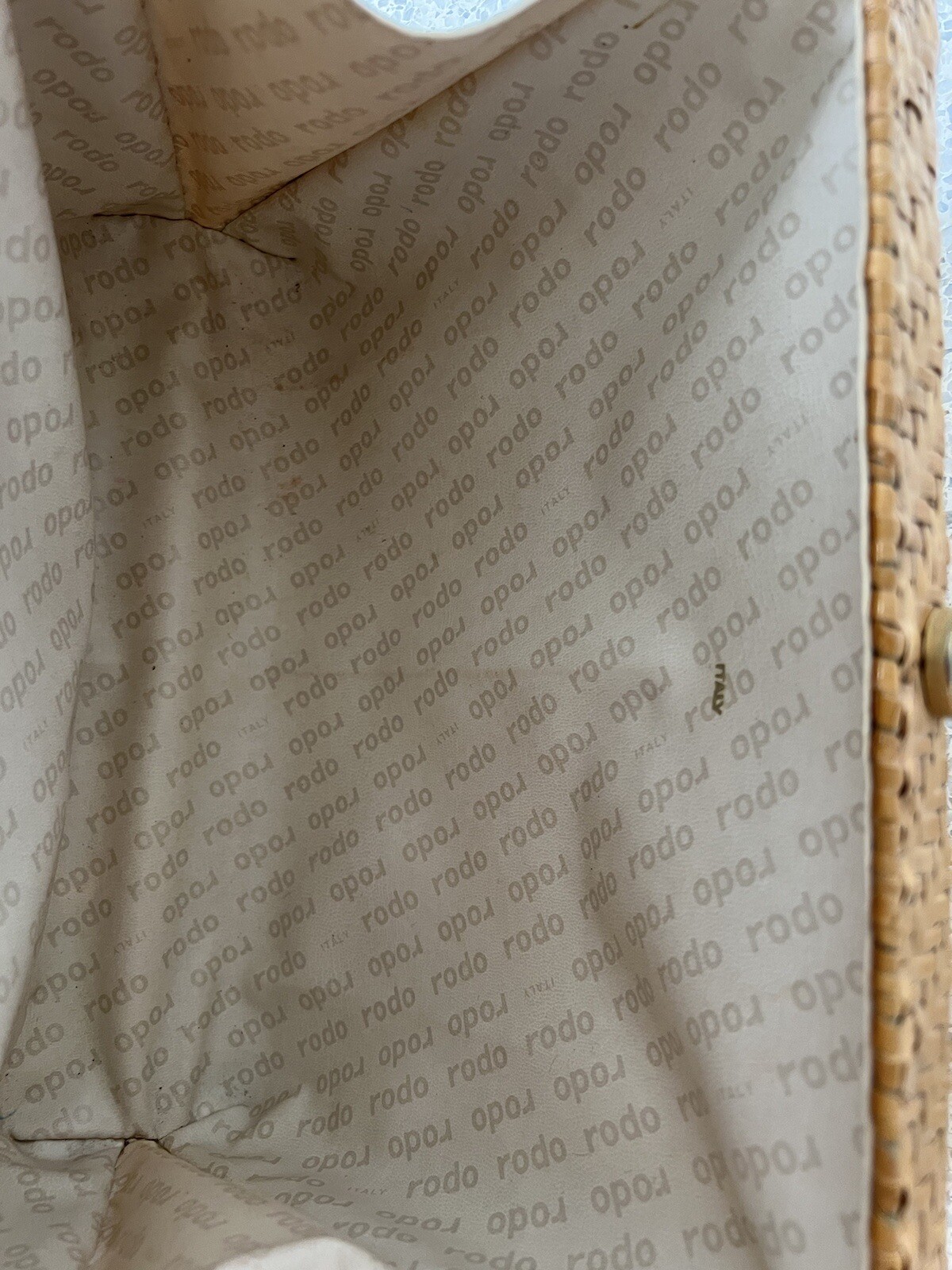 VTG RODO Italy Straw Handbag | eBay