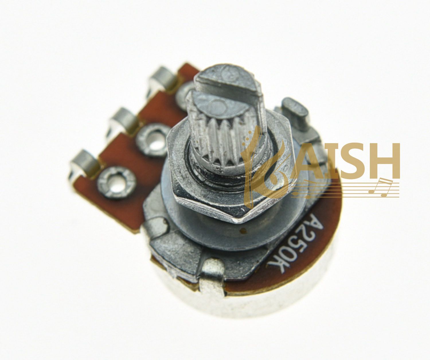 5 Pcs Audio 250K Guitar Mini Pots Short Split Shaft Potentiometers ...