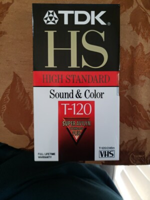 TDK Premium Quality HS VHS T-120 Video Cassette Tape 20356300005| eBay