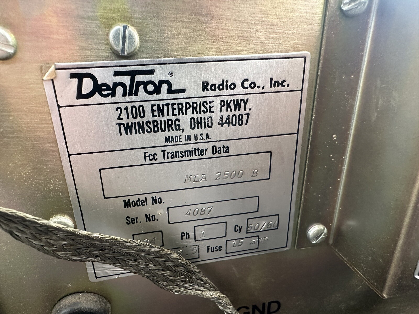 Dentron MLA-2500 MLA-2500B 220V linear amplifier CHICAGO PICKUP ONLY | eBay
