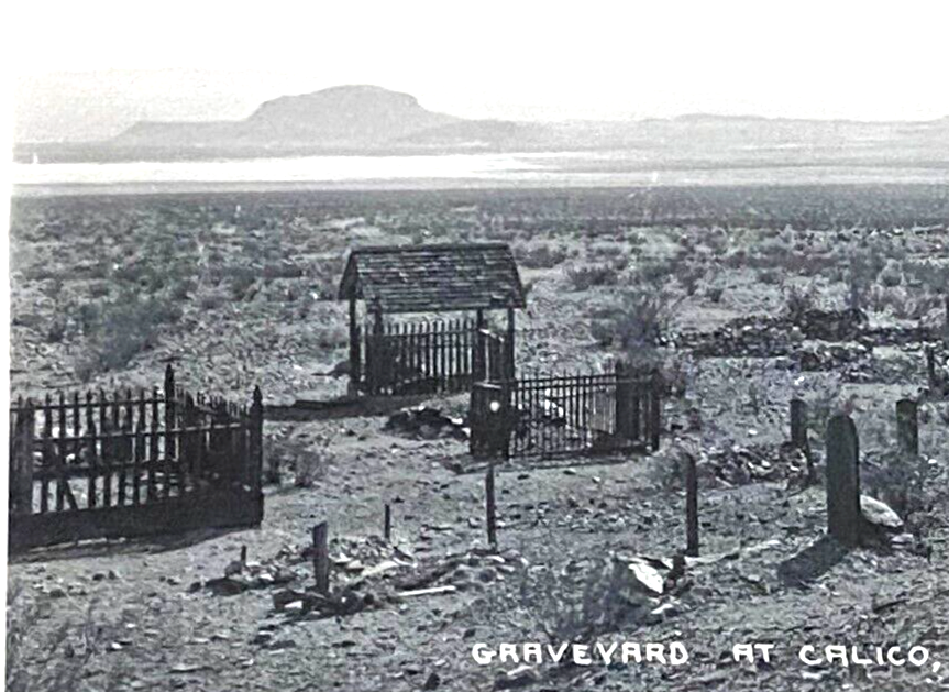 1940s Vtg RPPC Graveyard at Calico CA Frasher Fotos Photo Postcard EKC ...
