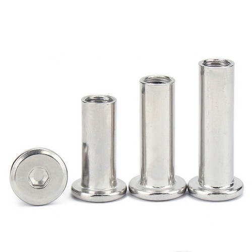 304 Stainless Steel Rivet Nut Hex Socket Furniture Connector Cap Nuts ...