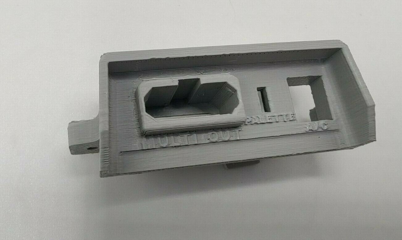 NES 101 3D Printed Back Nintendo Multi out *A/V out* NES top loader ...