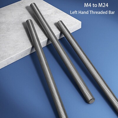 Left Hand Threaded Bar Stud Rod 304 Stainless Steel M4 M5 M6 M8 M10 M12 ...