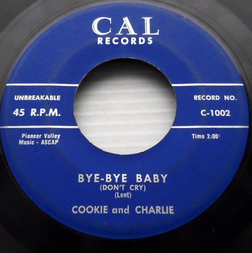 Cookie & Charles Bye Baby B/W Dede Dum 1957 Teenage Rockabilly Bop 45 ...