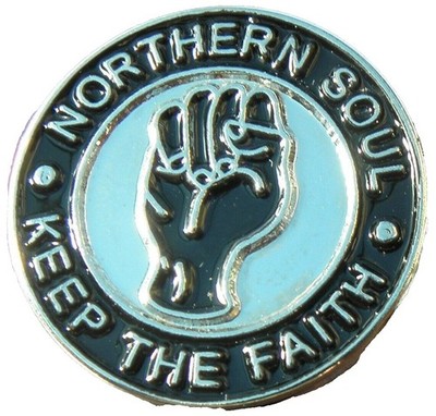 Northern Soul Keep the Faith Pin Badge | eBay UK