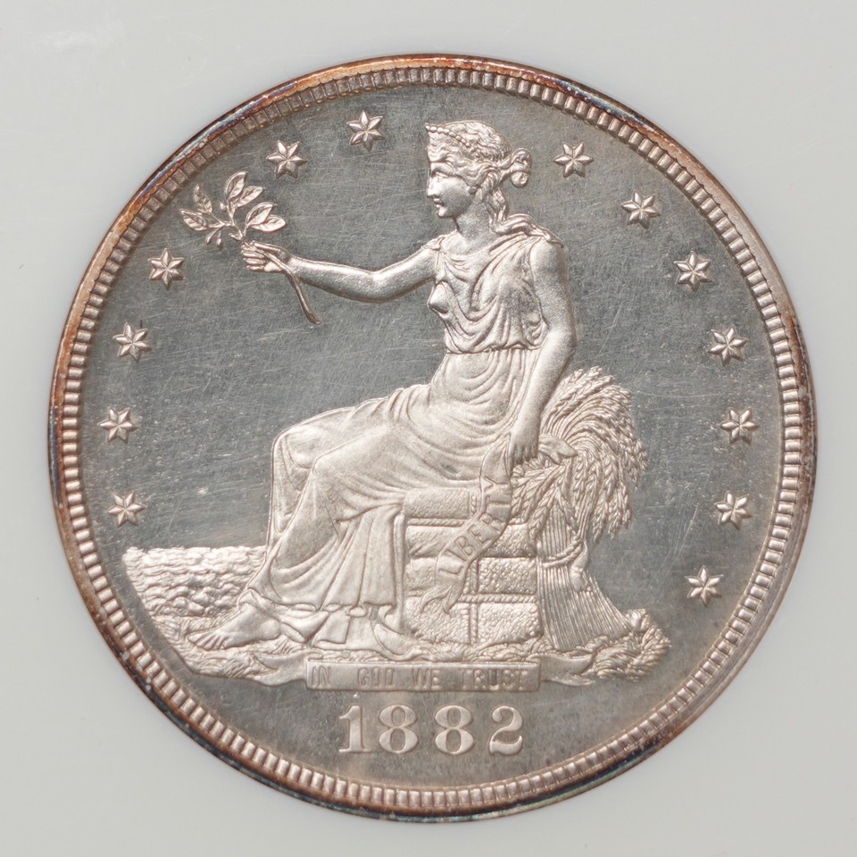 1882 Proof US Trade Dollar - NGC PF64 - Gen 6 Holder | eBay