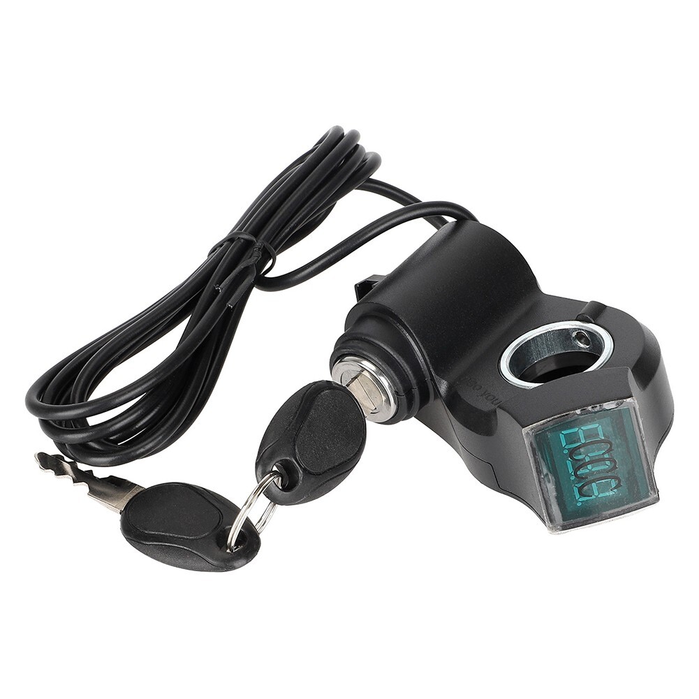 Convenient thumb throttle voltage display switch for all battery types ...